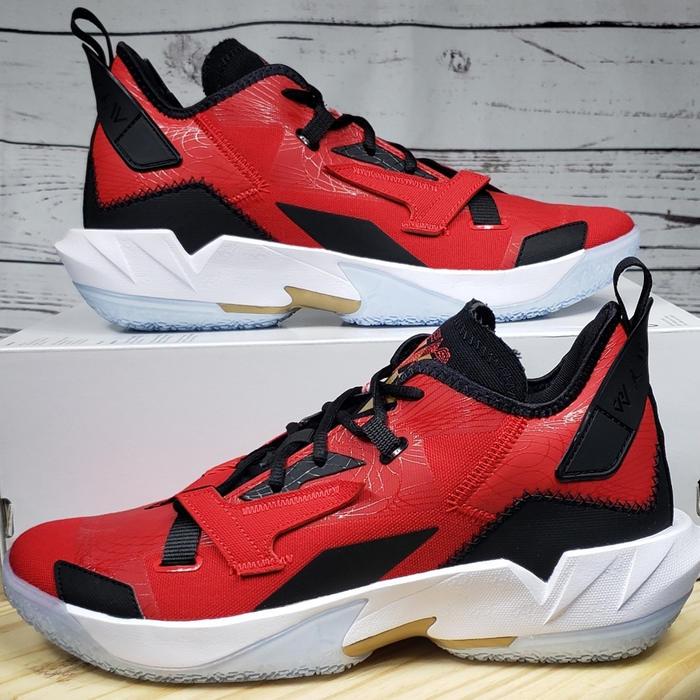 New Air Jordan Why Not Zer0.4 University Red/Metallic… - Gem